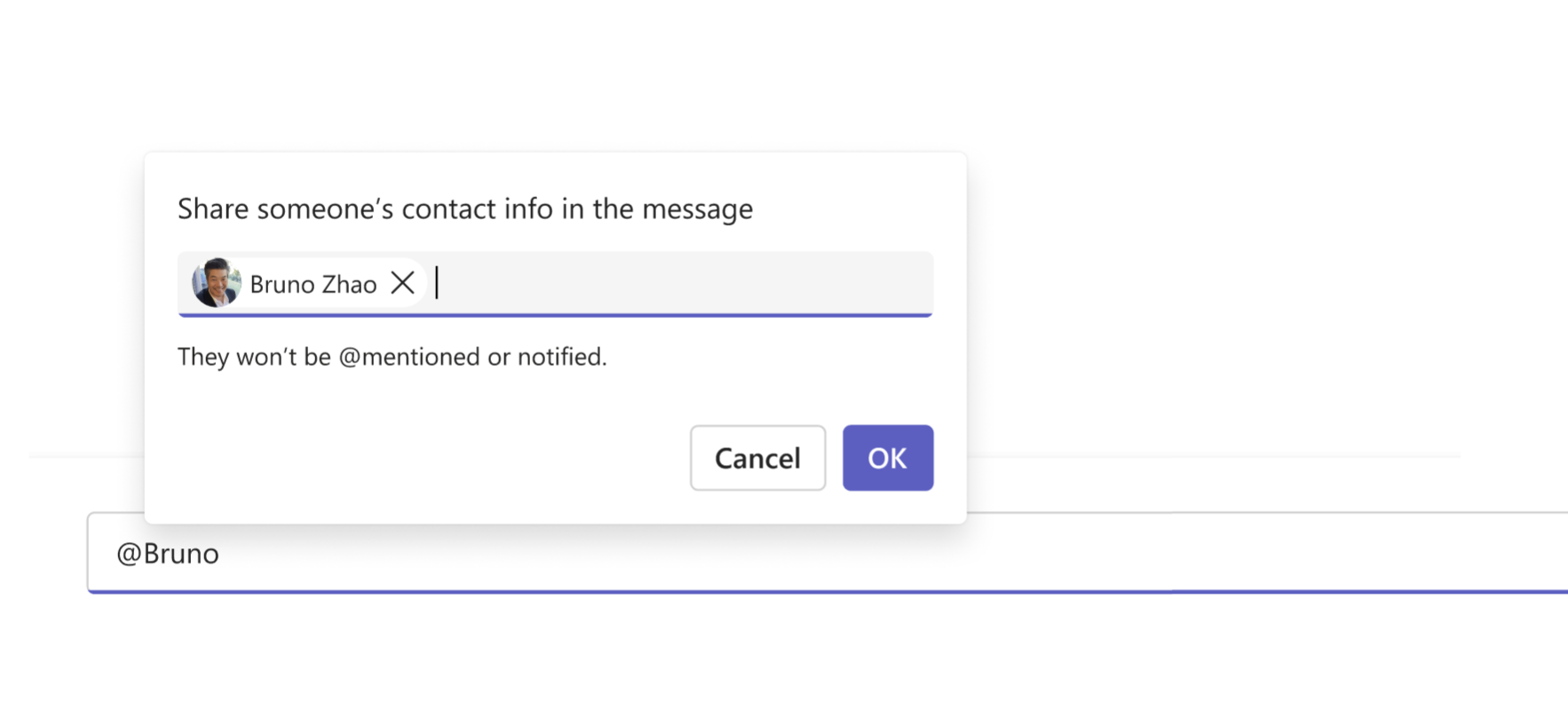 Share contact information of people in Microsoft Teams chats - HANDS ON Teams